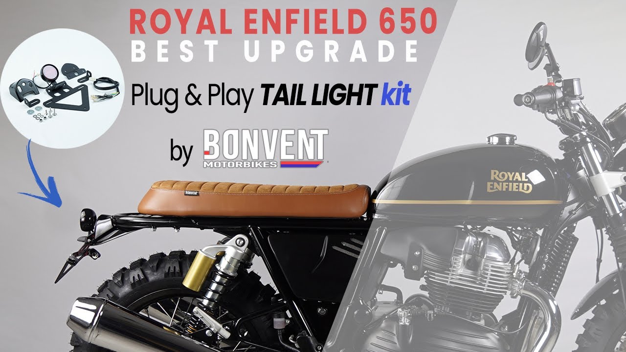 Royal Enfield 650 - Upgrade Tail light + scrambler mudguard ...
