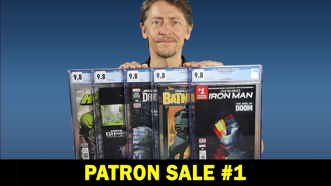 Patron Sale #1: CGC Graded Modern Comics - YouTube