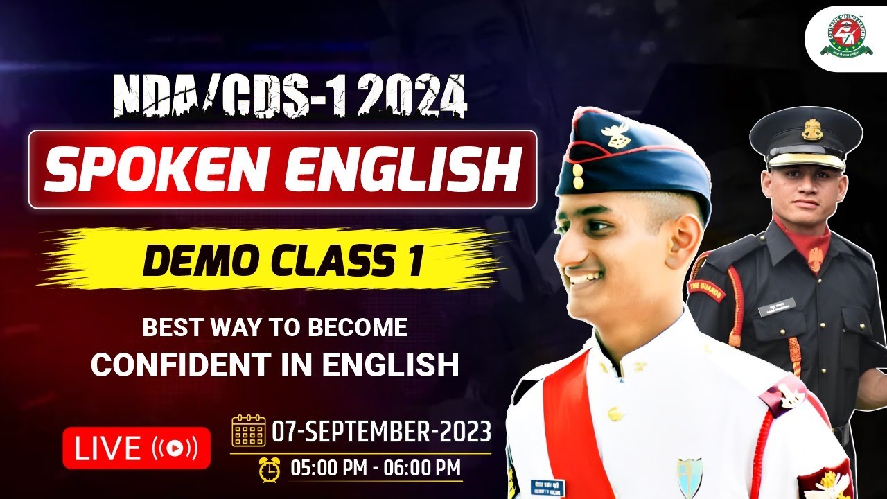 Spoken English Demo Class - 1 | Spoken English Tutorial 2024 | Best NDA ...