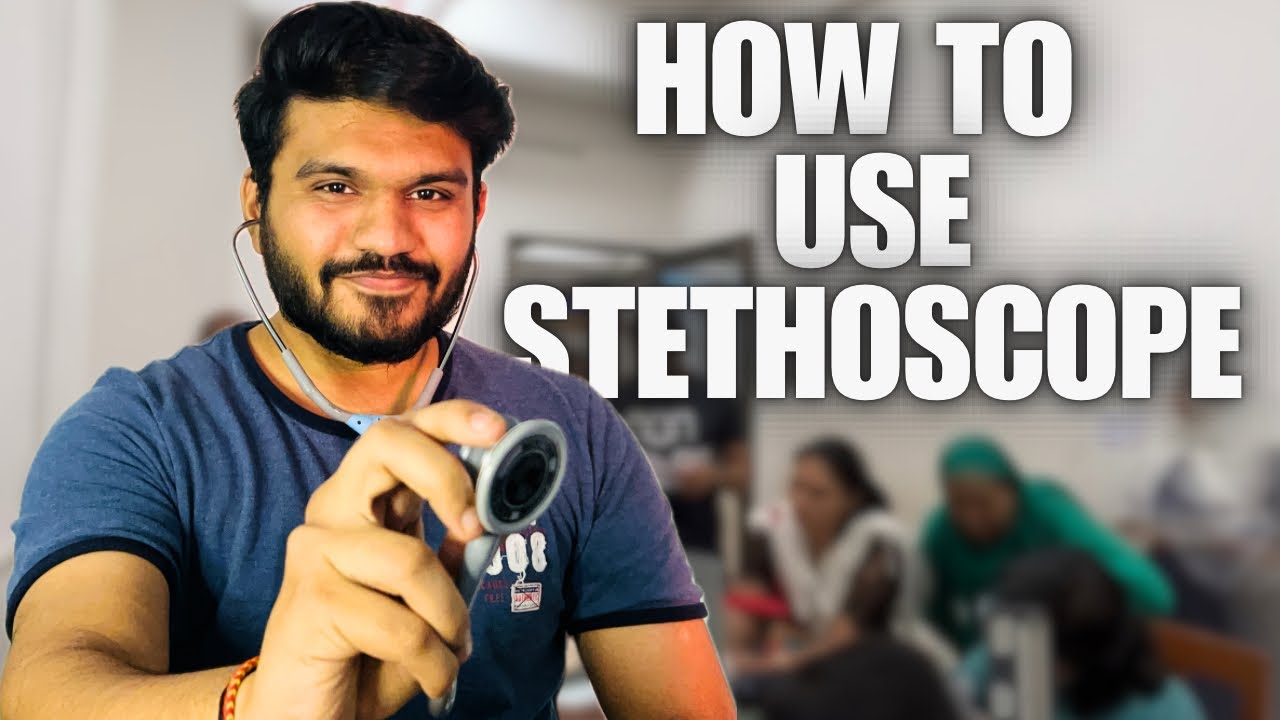 How to Wear the Stethoscope the Right Way - YouTube