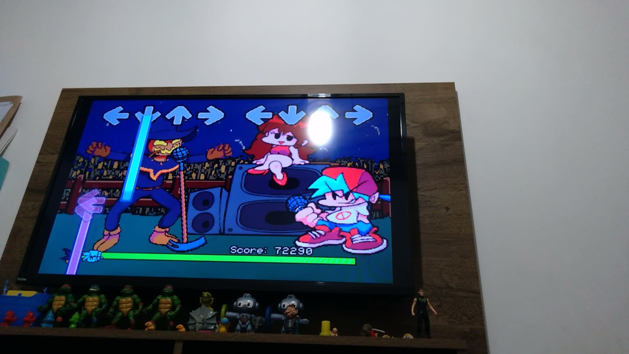 fnf ps1 zardy jogando no ps3 - YouTube