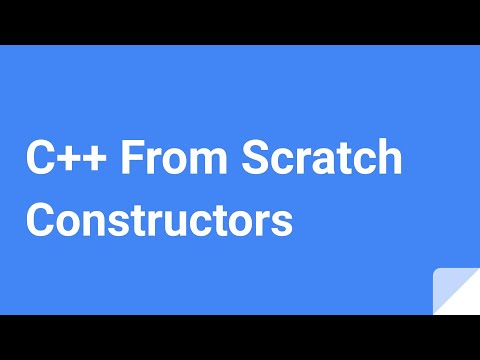 C++ From Scratch: Constructors - YouTube