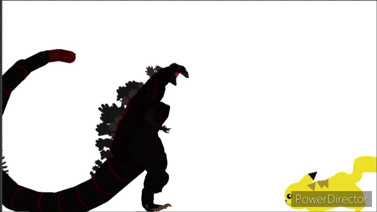 Shin Godzilla vs pikachu (short animation) - YouTube