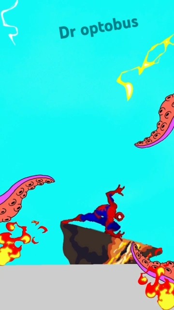 #spiderman_#dr optobus #fight Yogal_adit #viralshort - YouTube