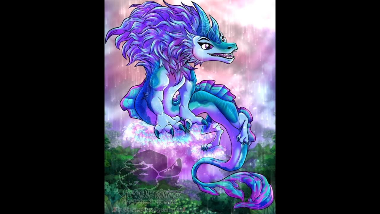 Art-TimeLapse:🐉 Disney - Sisu the Dragon 🐉 - YouTube
