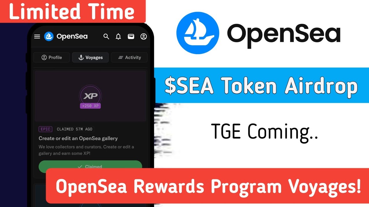 OpenSea Rewards Program Voyages! Opensea TGE Coming.. | Mahmudul Official - YouTube