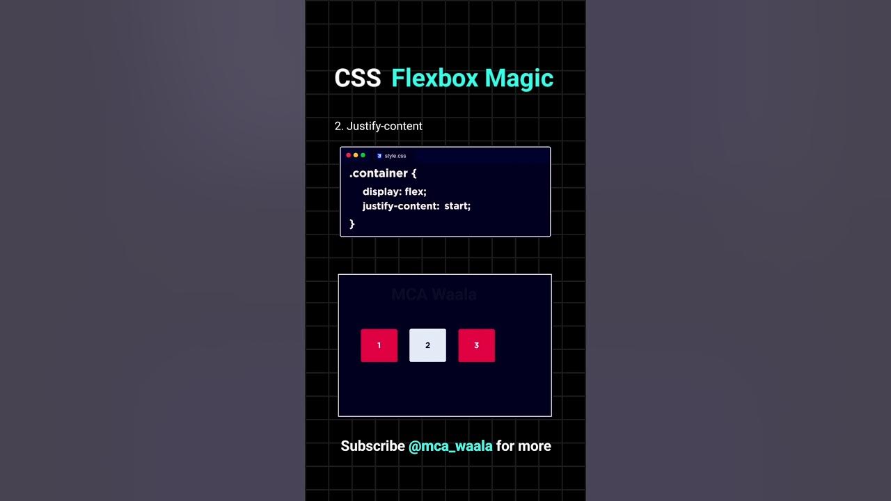CSS Flexbox Magic | Flex-direction | Justify-content #css #webdesign #flexbix - YouTube