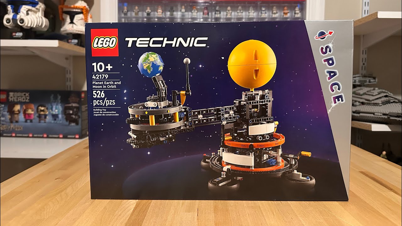 LEGO Earth and moon orbit - Technic - Review - YouTube