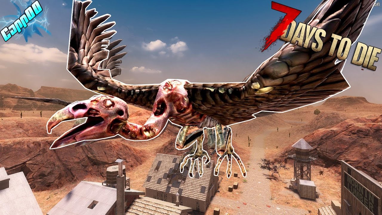 7 Days To Die - I Turned Vultures into Fighter Jets - For Science - YouTube