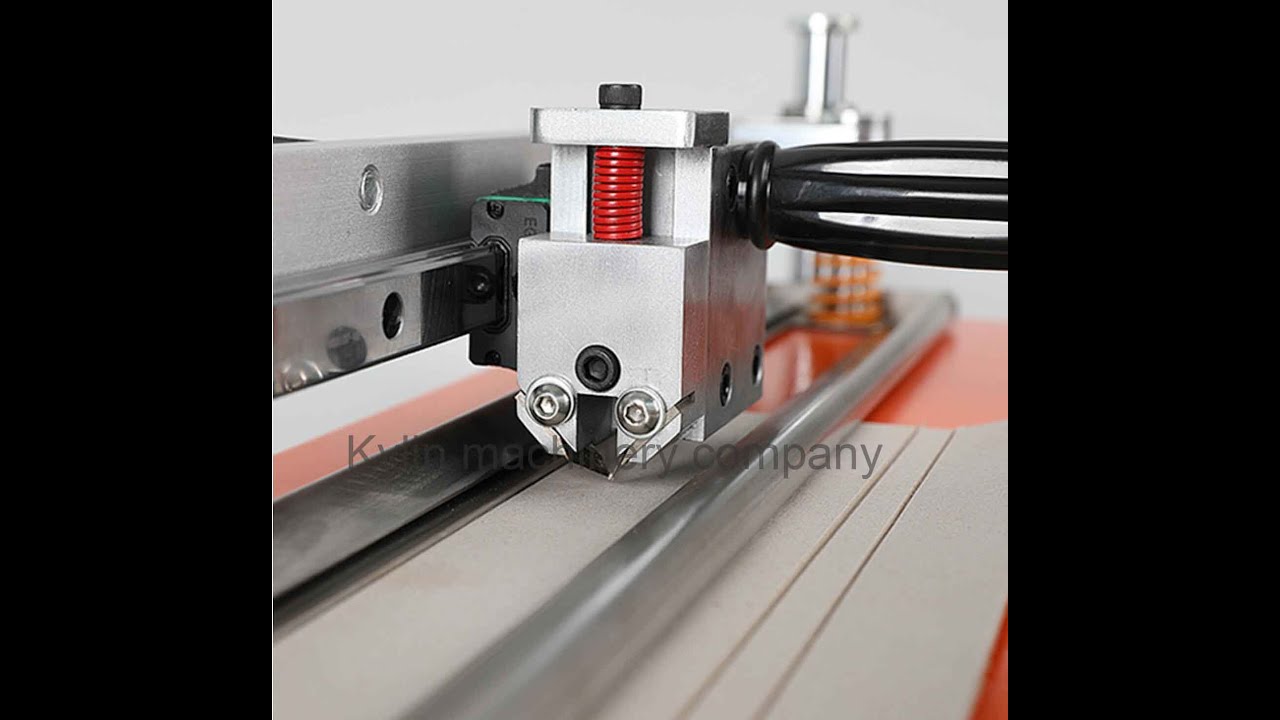 Manual groove machine - YouTube