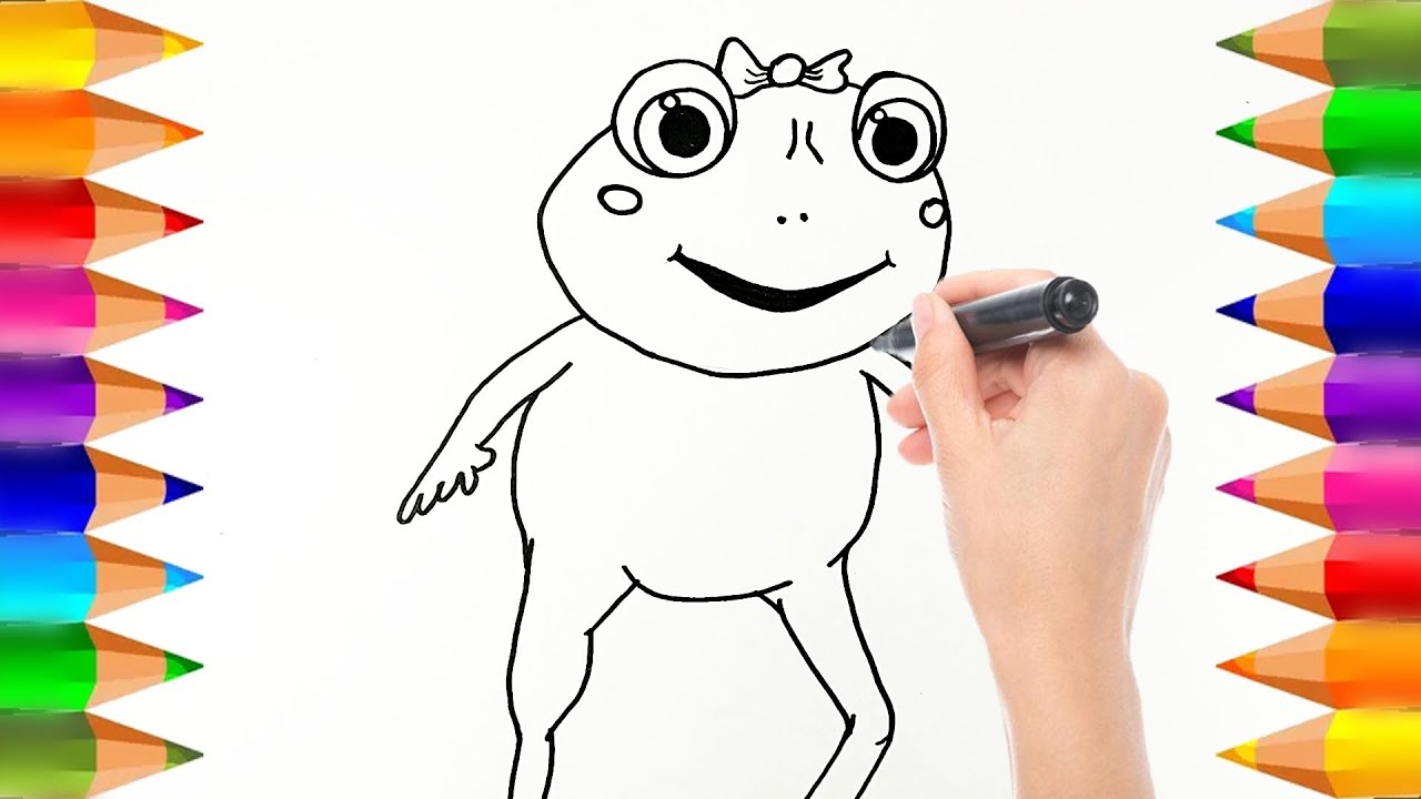 How to Draw a Little Frog from Cocomelon Nursery Rhymes & kids Songs ...
