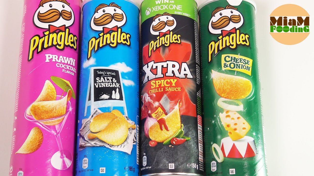 [SNACK] Pringles Collection #2 - Miam Fooding unboxing food - YouTube