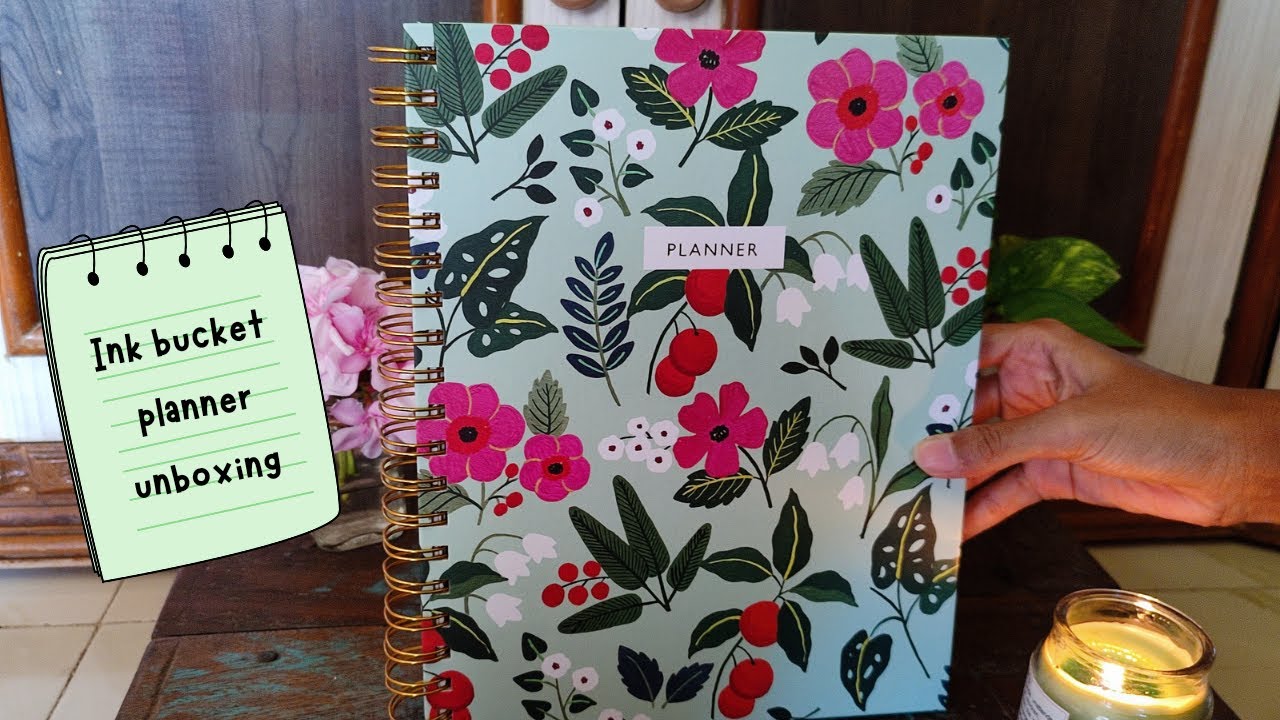 Unboxing and flip through of Ink bucket Undated Planner for 2022 | Look ...