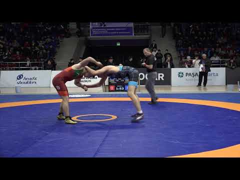 1/2 final FS - 80 kg: Emin Yusifov (AZE) - Zəfər Əliyev (AZE)
