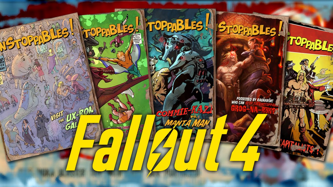 FALLOUT 4 - Unstoppables Magazine Locations! (Guide/Walkthrough) - YouTube