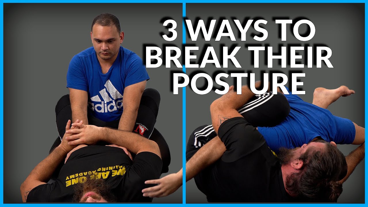 3 Beginner Options to Breaking Posture (From Closed Guard) - YouTube