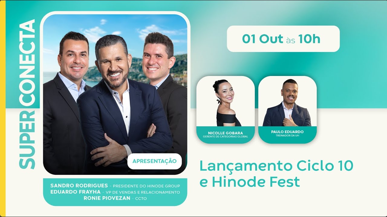 SUPER CONECTA HINODE - 01 de Outubro de 2024 - YouTube
