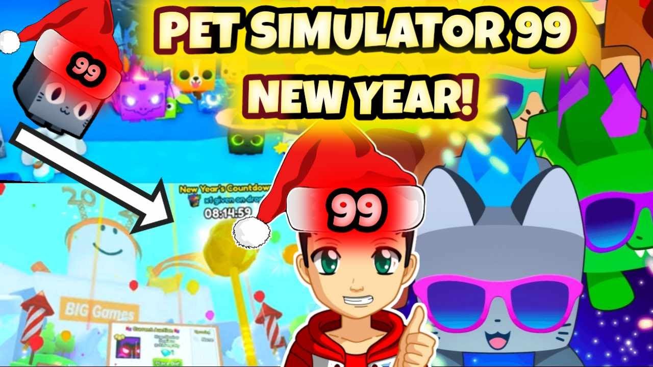 🚨HAPPY NEW YEAR UPDATE PET SIMULATOR 99#2024 #happy #happynewyear # ...