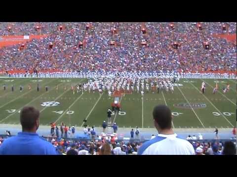 UF Gator Marching Band Nov 19, 2011 Alumni Band Half-Time Show - YouTube
