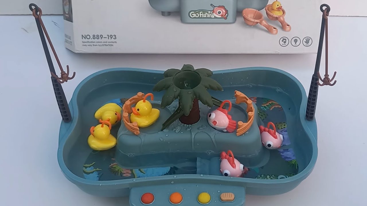 Unboxing Fishing Game Board Play Set | Toy Fish Play and fun for Kids ...