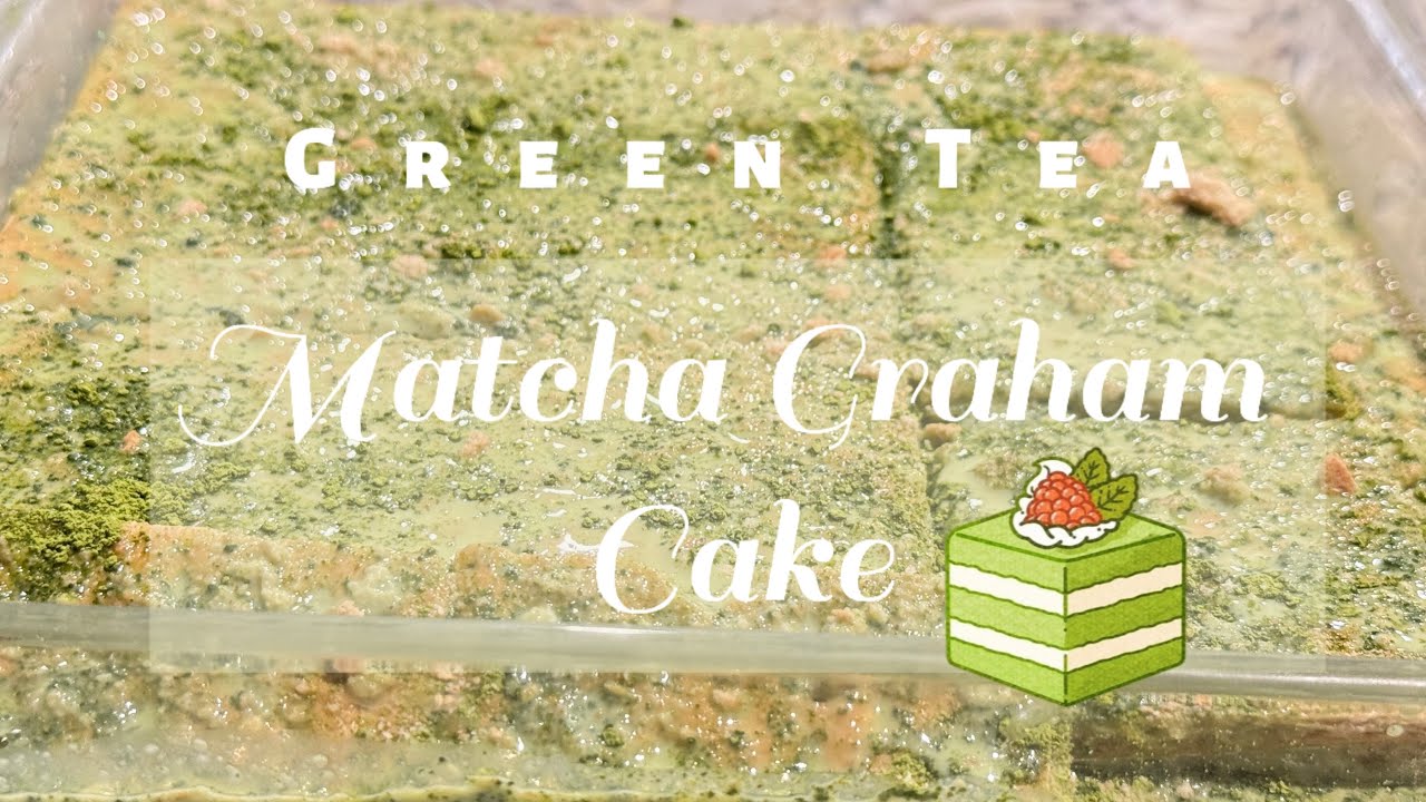 Easy Matcha Graham Cake 🍰🍃 | Vlog #16 no bake needed - YouTube