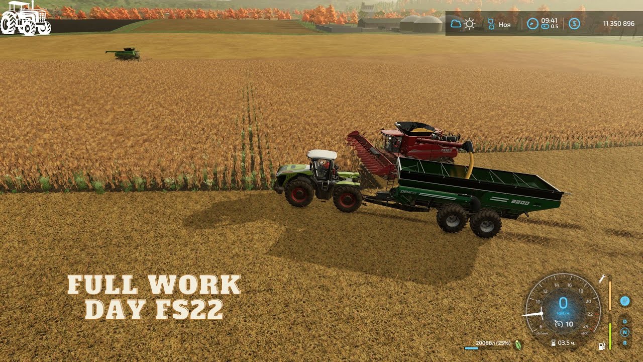 Full Work Day | Farming Simulator 22 | #FS22 - YouTube