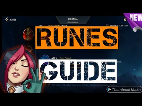 WILD RIFT RUNES GUIDE | WILD RIFT | ALL RUNES EXPLAINED| LOL | BEGINNER ...