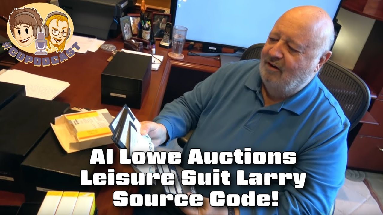 Al Lowe Auctions Leisure Suit Larry Source Code - #CUPodcast - YouTube