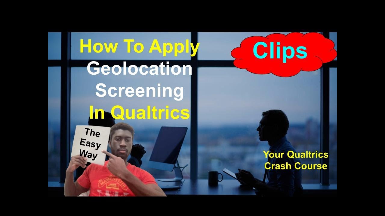 How To Set Up Geographic Screenouts In Your Qualtrics Survey Flow (Quick Clips) - YouTube