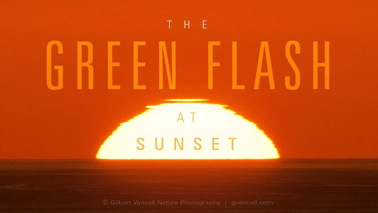 The Green Flash at Sunset - YouTube