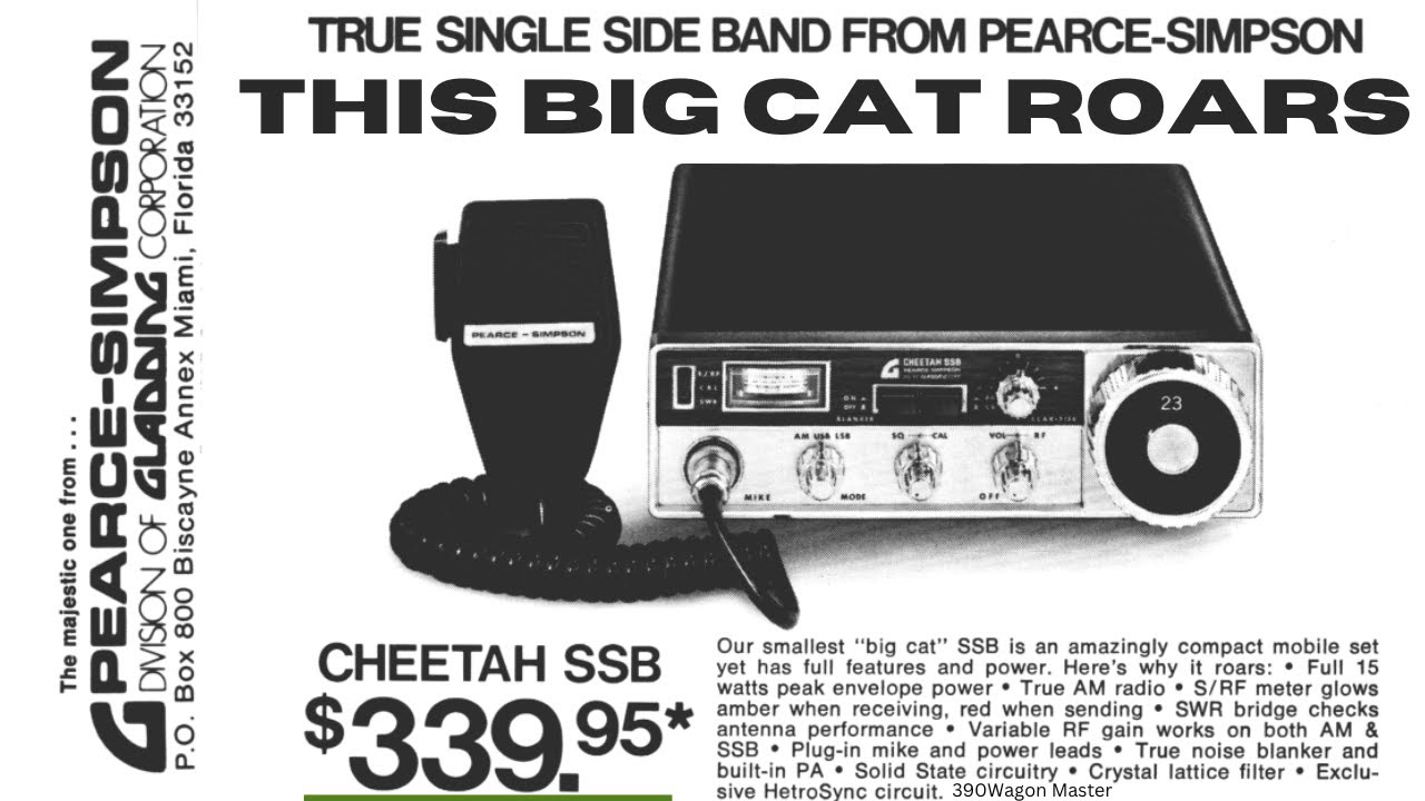 Pearce Simpson Cheetah SSB First TURN ON in over 20 YEARS ( CB Radio ...