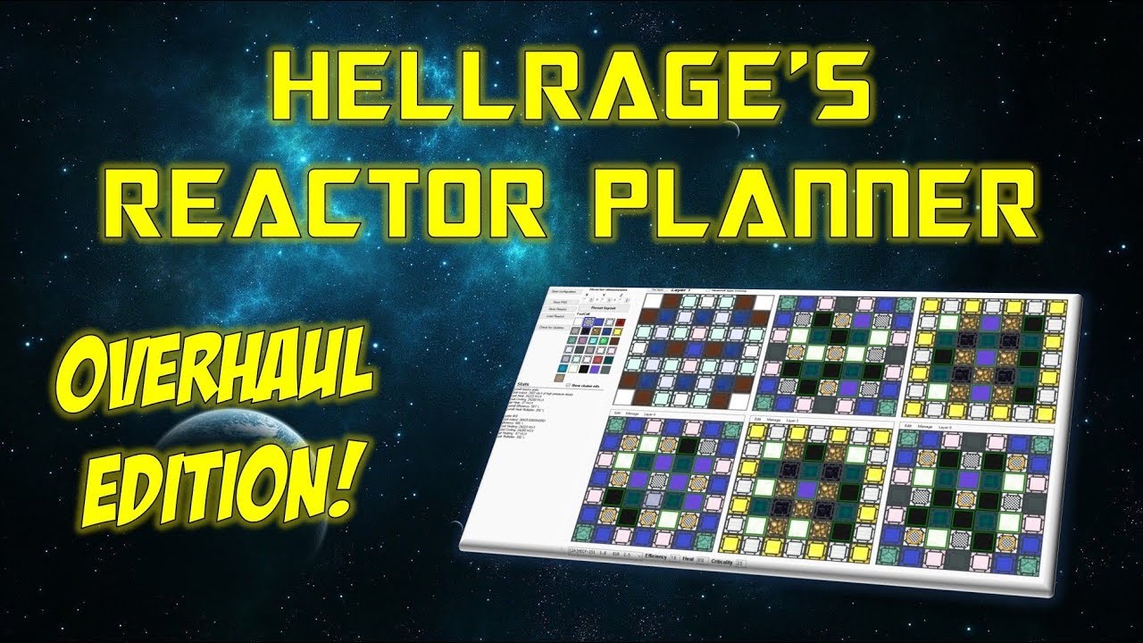 NuclearCraft Tutorial - Hellrage's Reactor Planner [Read Pinned Comment!] - YouTube