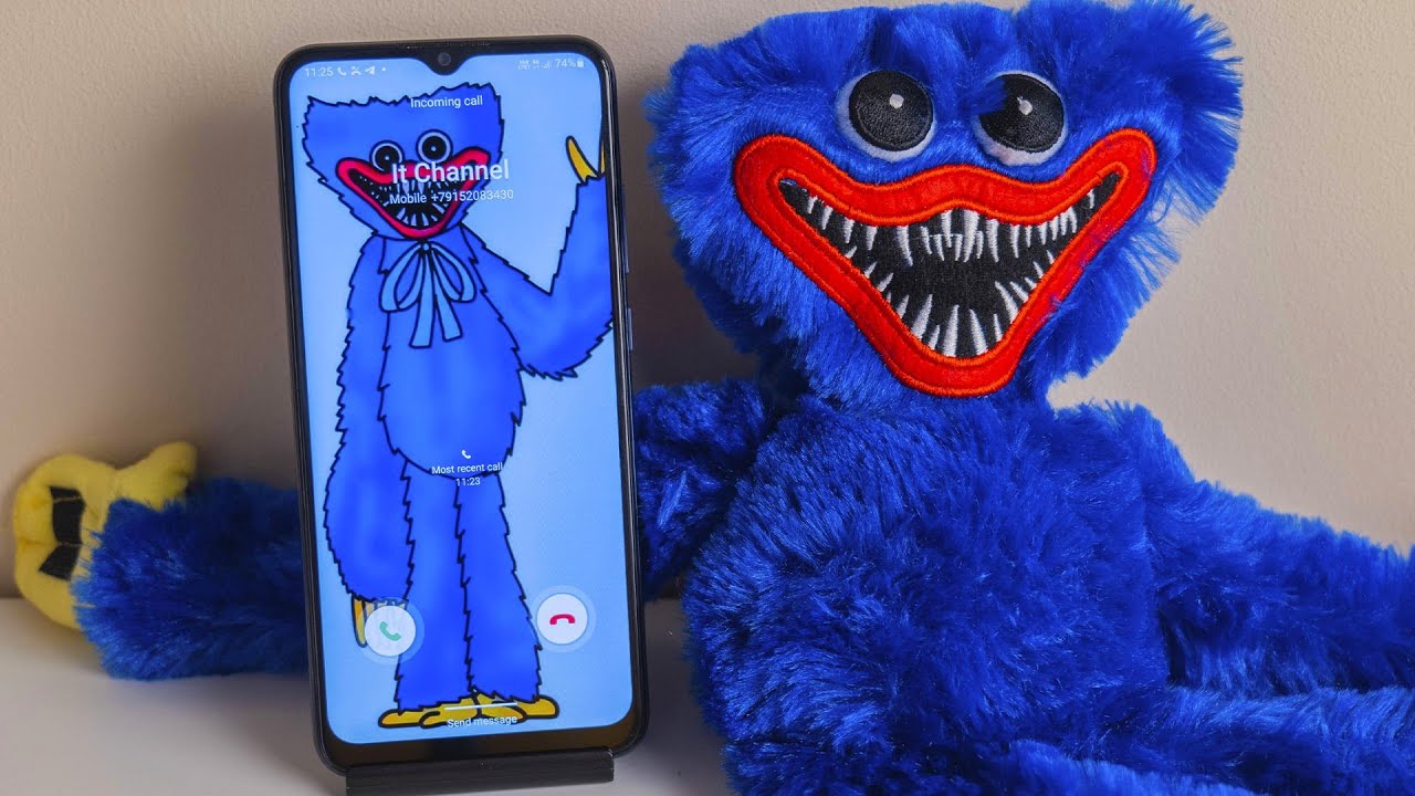 Samsung Galaxy Huggy Wuggy Incoming Call - YouTube