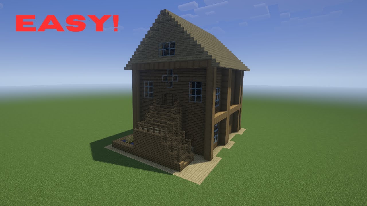 Minecraft | How to build the Ultimate Survival Starter BASE. Tutorial 🏠 ...