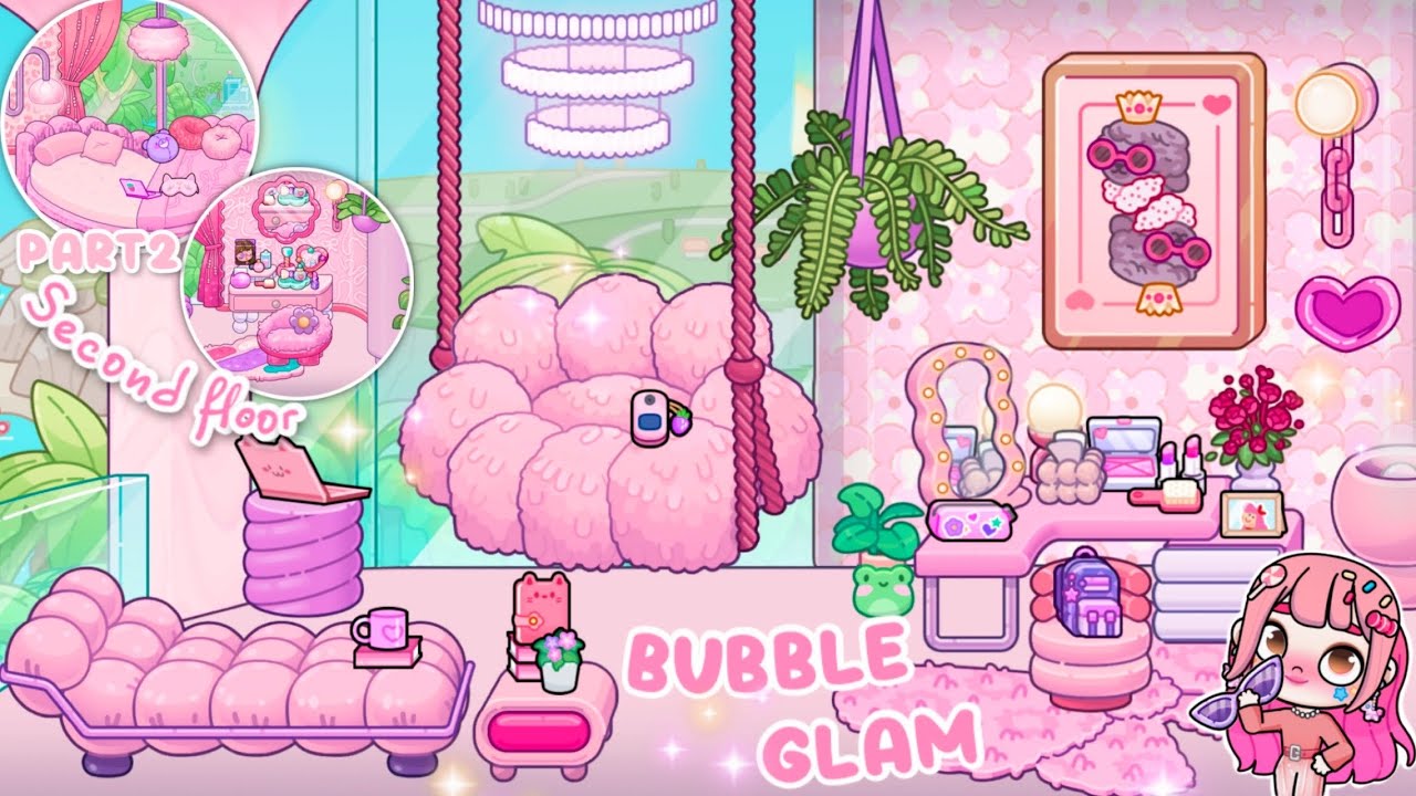 AVATAR WORLD NEW FREE BUBBLE GLAM HOUSE MAKER DESIGN 🌸NEW UPDATE HOUSE ...