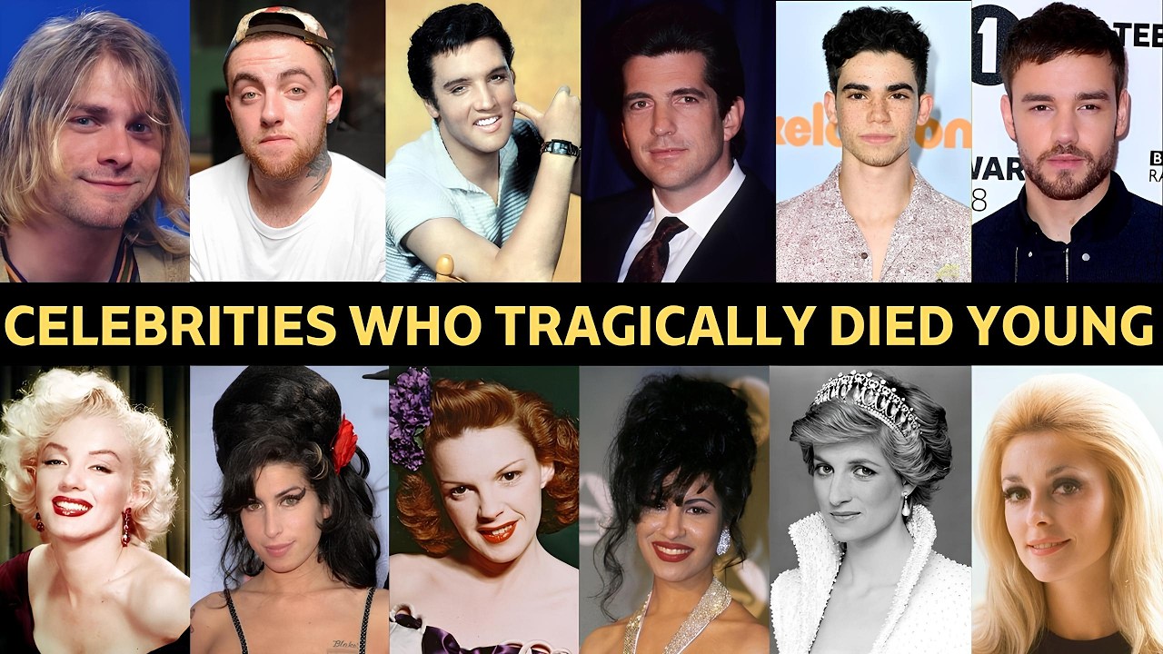 30 Celebrities Who Tragically Died Young - Cause of Death - YouTube