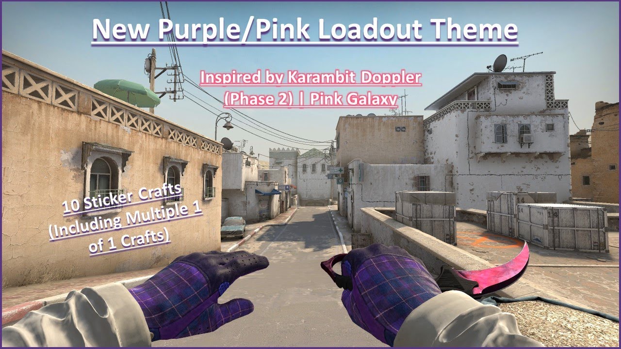 New Purple/Pink Loadout | Feat. Max Pink Karambit Doppler - YouTube