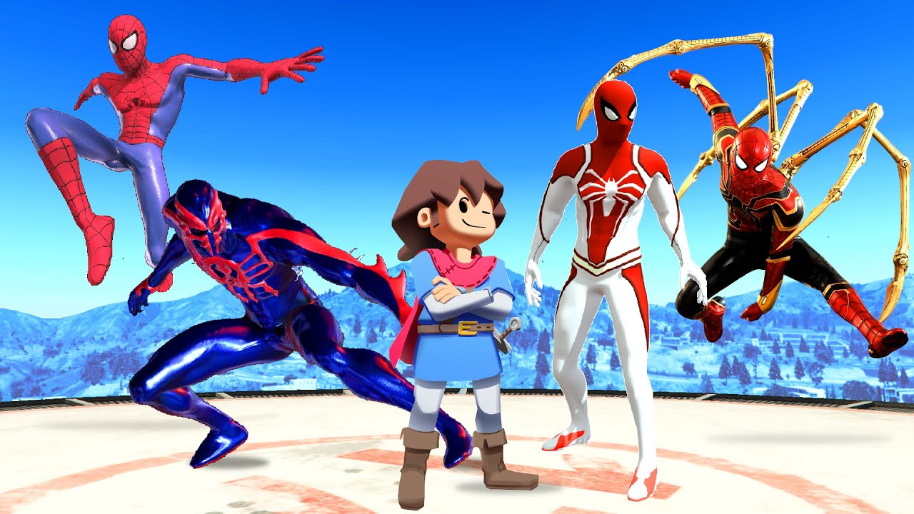 Playing As EVERY SPIDER MAN In GTA 5 ... (Secret Powers!) - YouTube