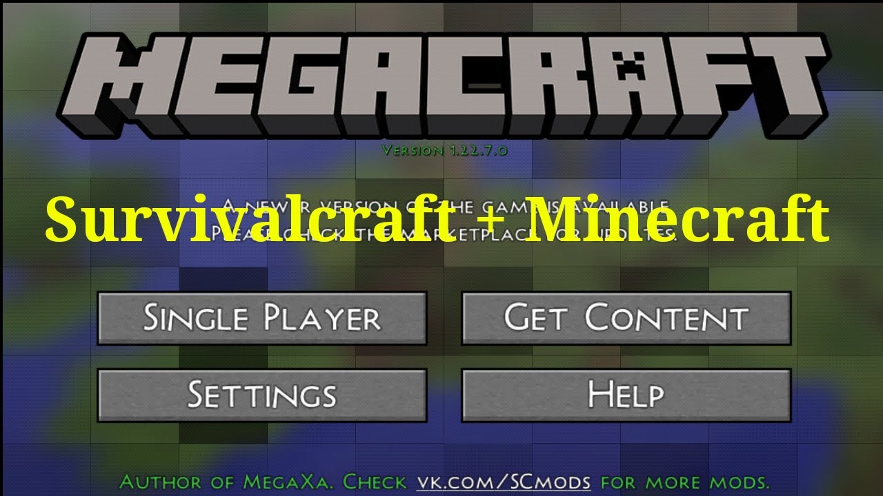 Megacraft 1st Look ( gameplay) Survivalcraft + Minecraft = - YouTube