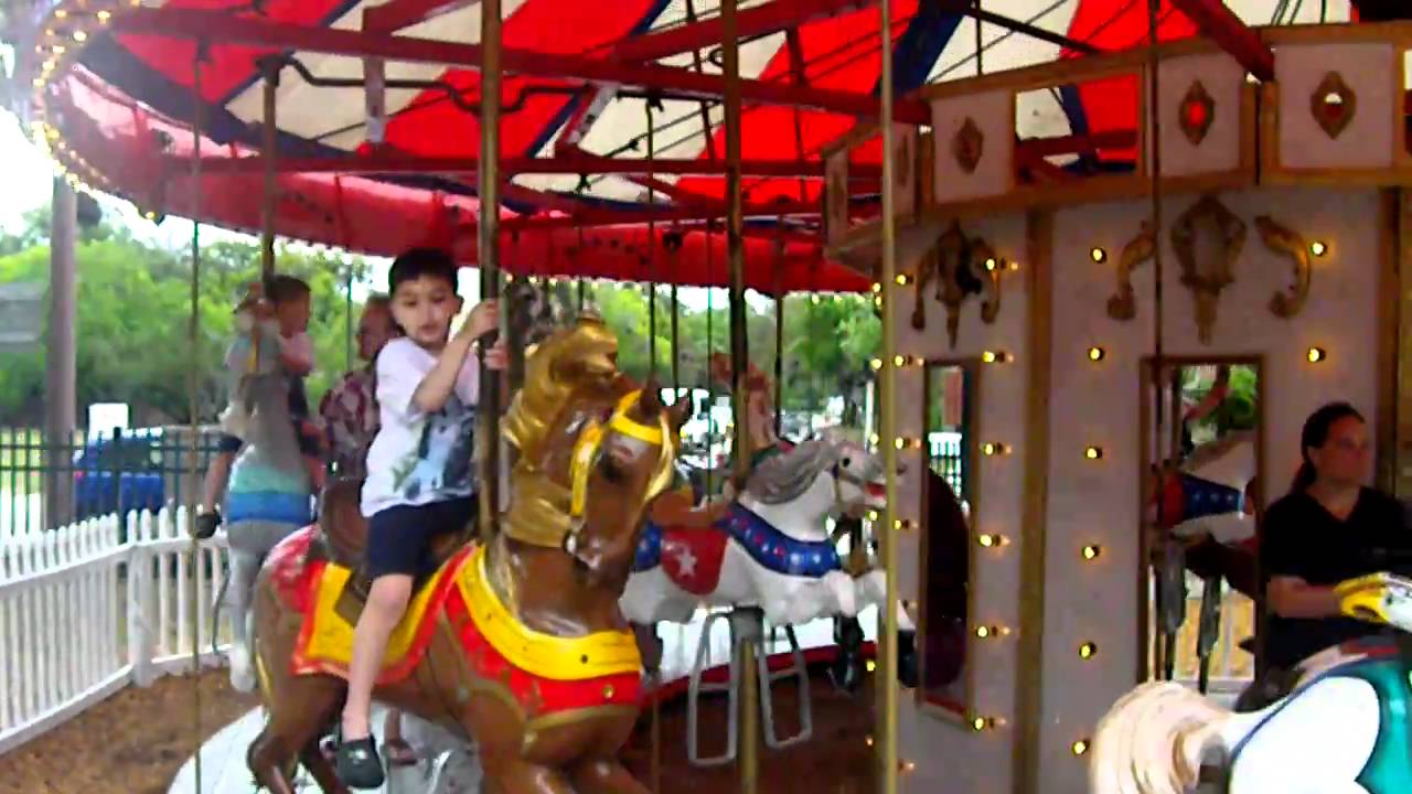 Drew & Jake on the carousel - YouTube