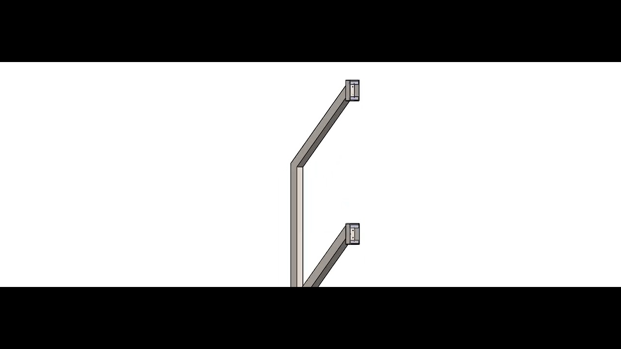 2m Dual Height Vehicle Post Stainless Steel - YouTube