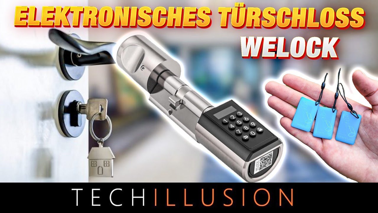 🔥ELEKTRONISCHES TÜRSCHLOSS PCB41 Pincode von WeLock im Test!😱 - We Lock ...