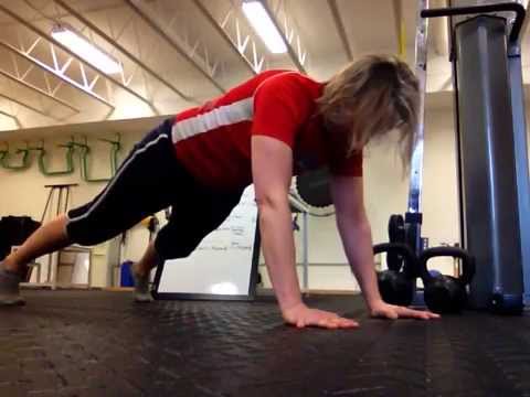 My new favourite core exercise: Shoulder taps (version 2). - YouTube
