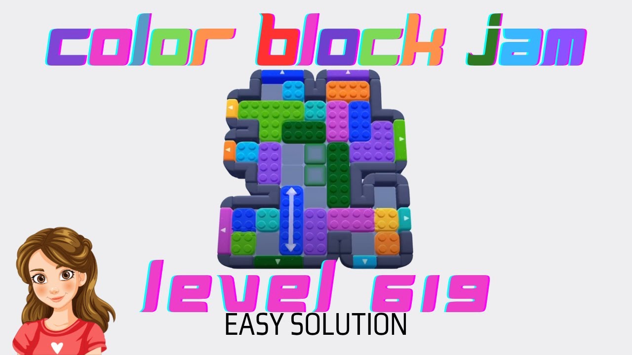 Color Block Jam Level 619 Easy Solution Walkthrough - YouTube