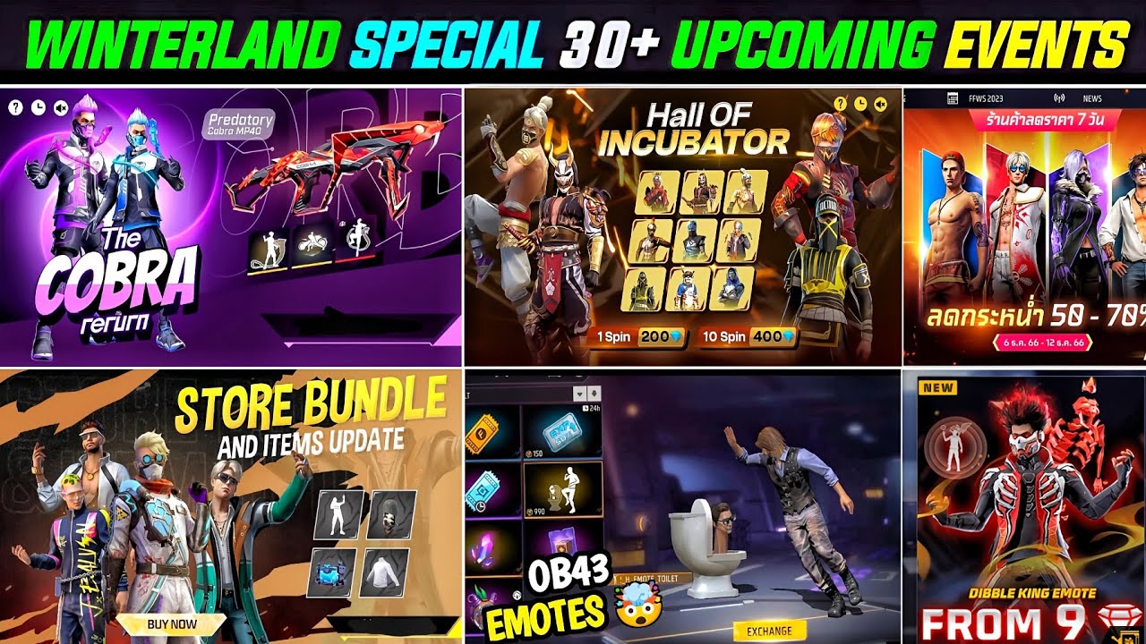Hall Of Incubator Event + Cobra | Free Fire Upcoming Event | Free Fire ...