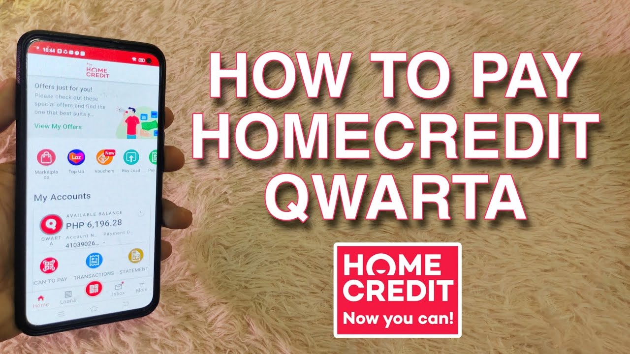 HOW TO PAY HOMECREDIT QWARTA 2023 - YouTube