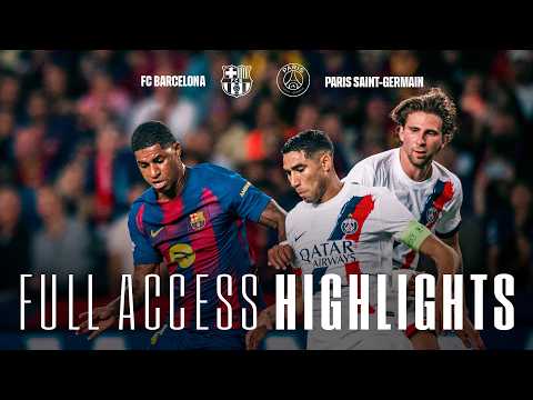 FC BARCELONA vs PSG | FULL ACCESS HIGHLIGHTS 🔵🔴