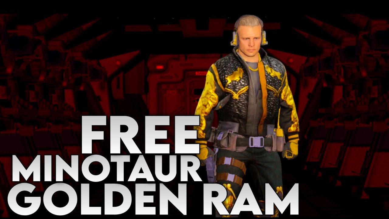FREE MINOTAUR GOLDEN RAM BATTLE ROYALE GAMEPLAY CODM - YouTube