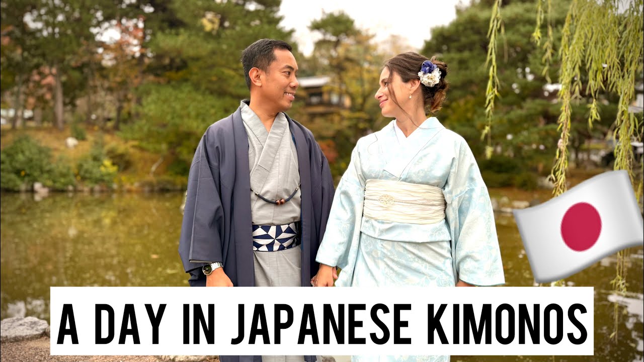 When Tradition Meets Us: A Day in Japanese Kimonos - YouTube