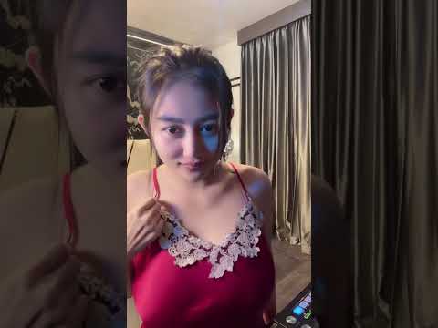 Pamela Safitri live barbar lingerie merah mango live hot